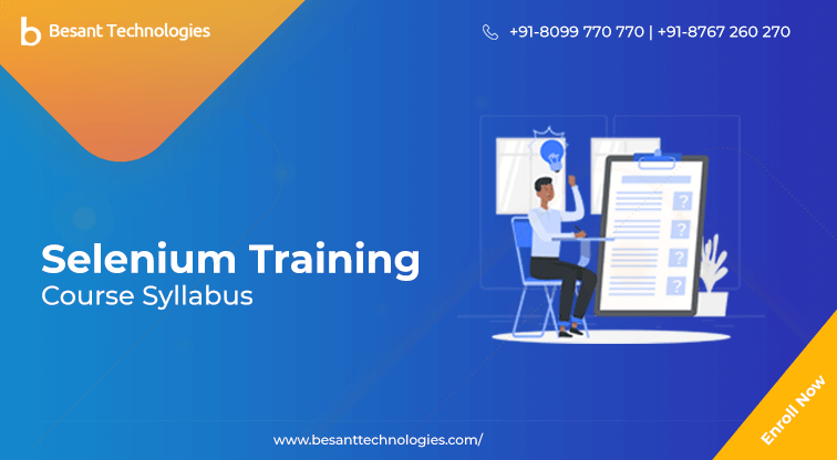 Selenium Course Syllabus Selenium Course Content