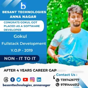 Best Software Training Institute in Anna Nagar Trusted By 1M+ Students | Besant Technologies