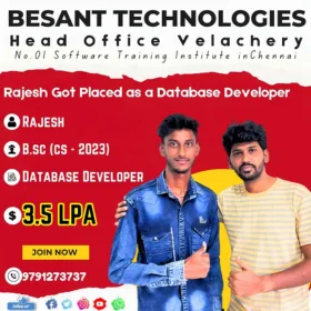 Best Software Training Institute in Velachery Trusted By 1M+ Students | Besant Technologies